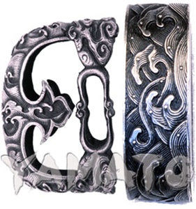 Yamato Budogu | Made in Japan Fuchi Kashira - Hiranami Higo